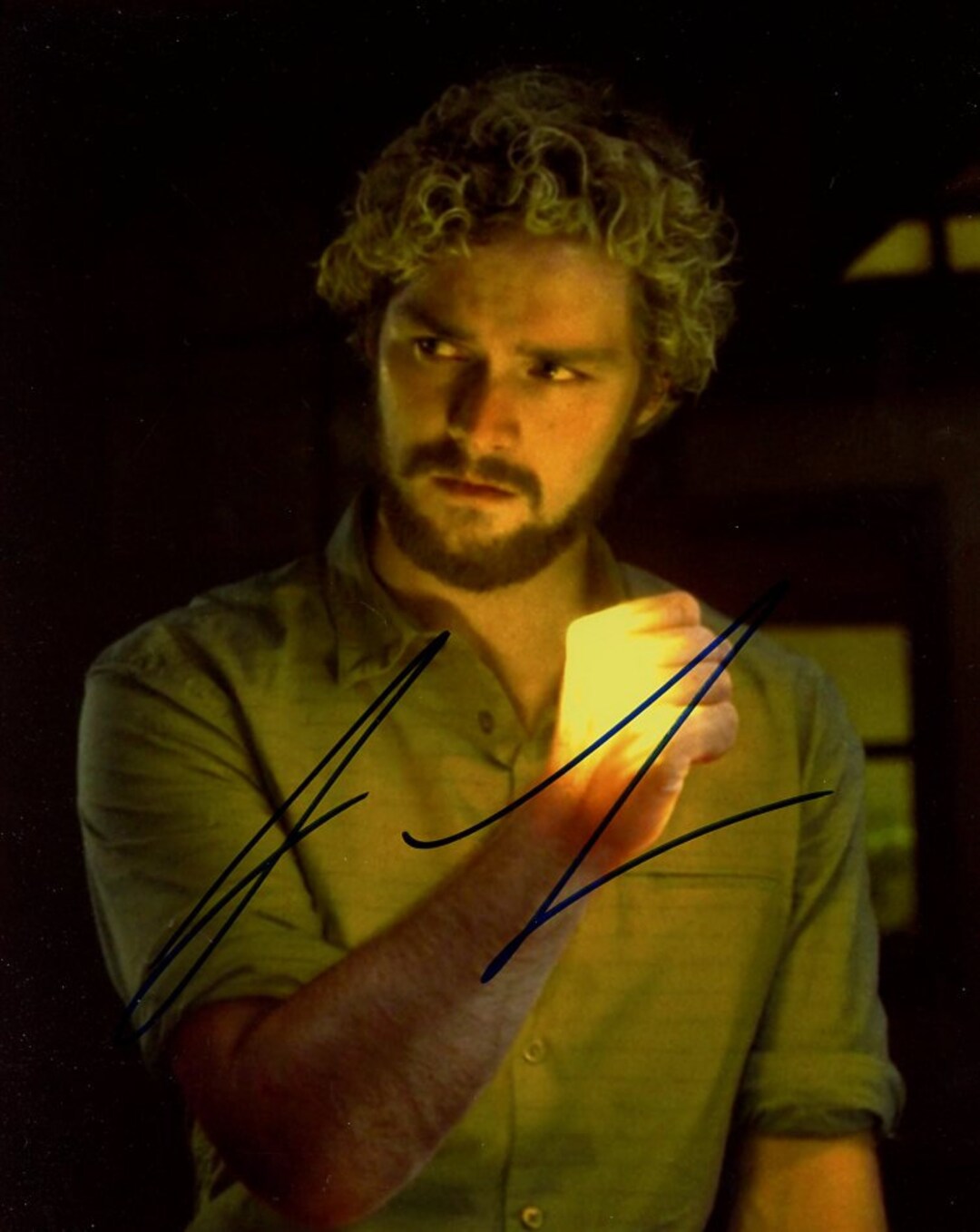 Finn Jones IRON FIST in Person Signed Photo - Etsy