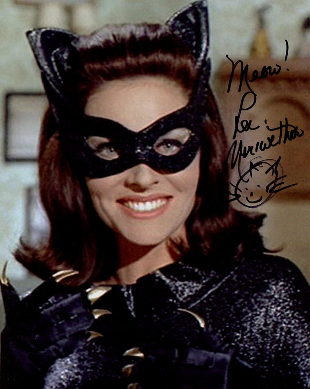 Lee Meriwether BATMAN THE MOVIE private Signing in Person Signed Photo ...