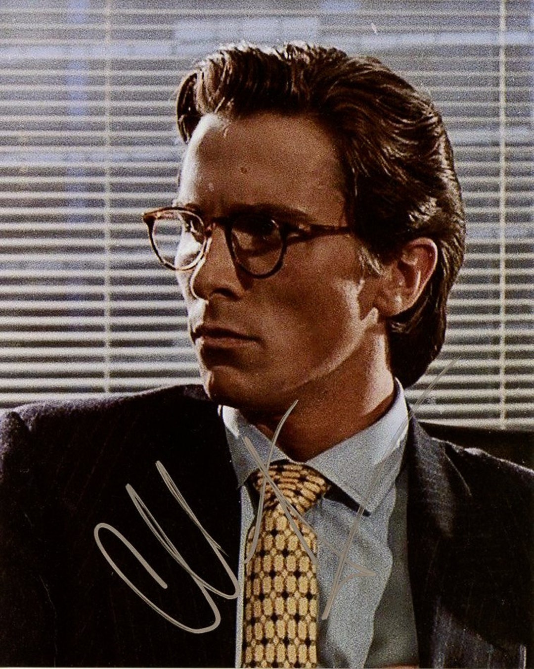 Christian Bale AMERICAN PSYCHO in Person Signed Photo - Etsy