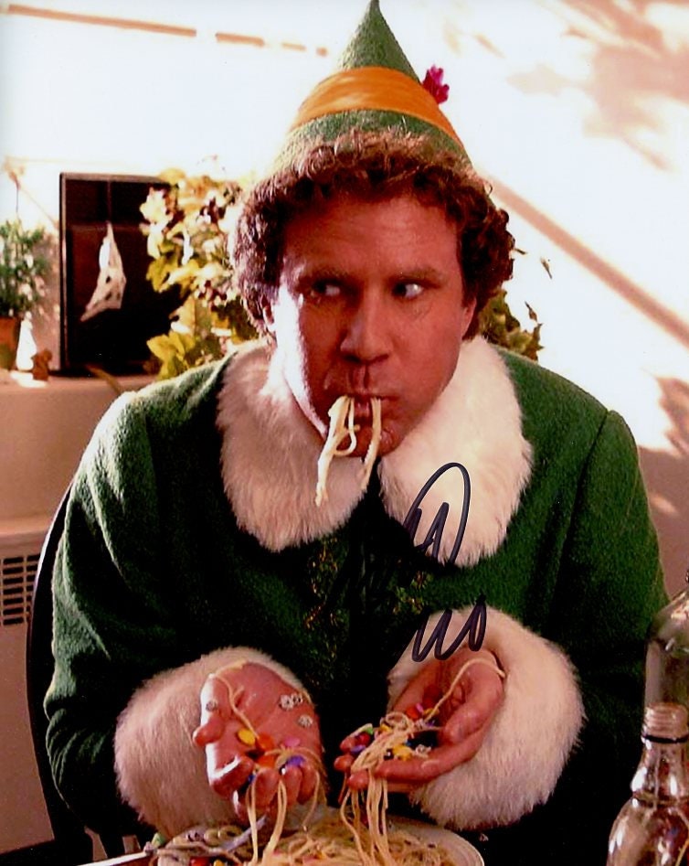Will Ferrell Elf In Person Signed Photo Etsy