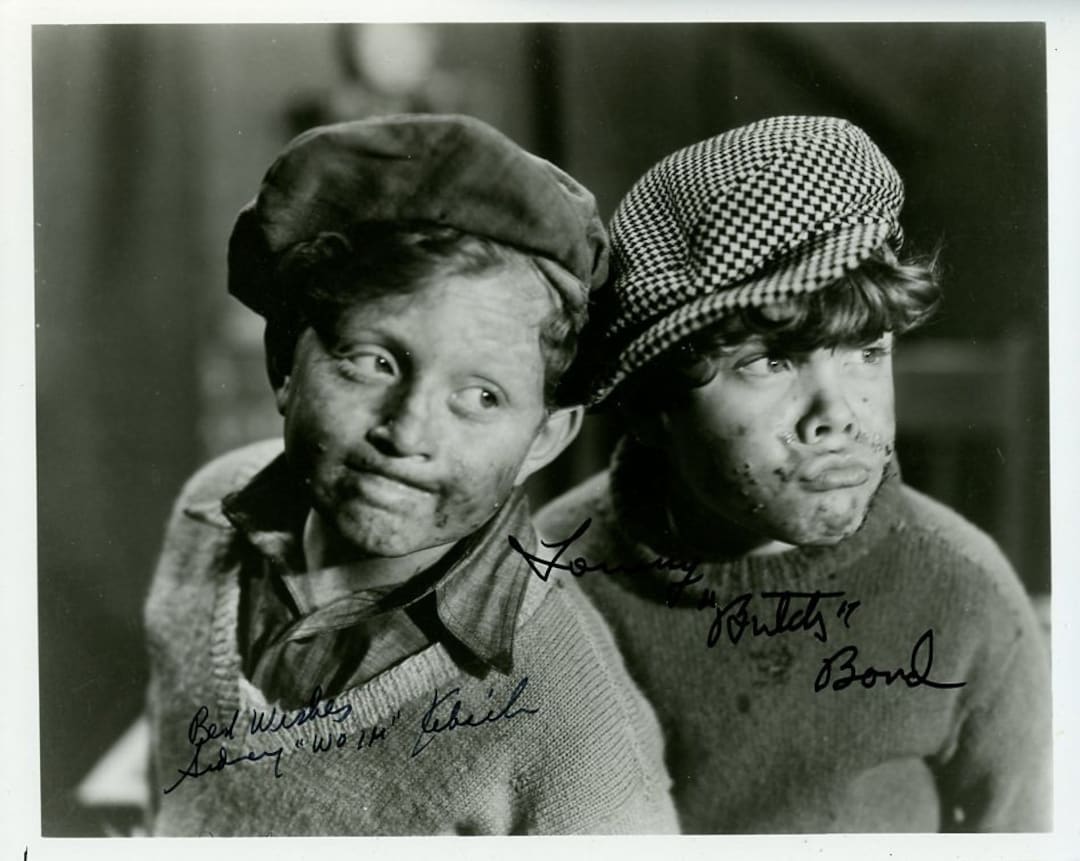 Tommy butch Bond 1926-2005 / Sidney worm Kibrick LITTLE RASCALS Signed ...