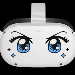 Oculus VR Headset Sticker Anime Cute Cartoon Eyes Smile Fun - Etsy