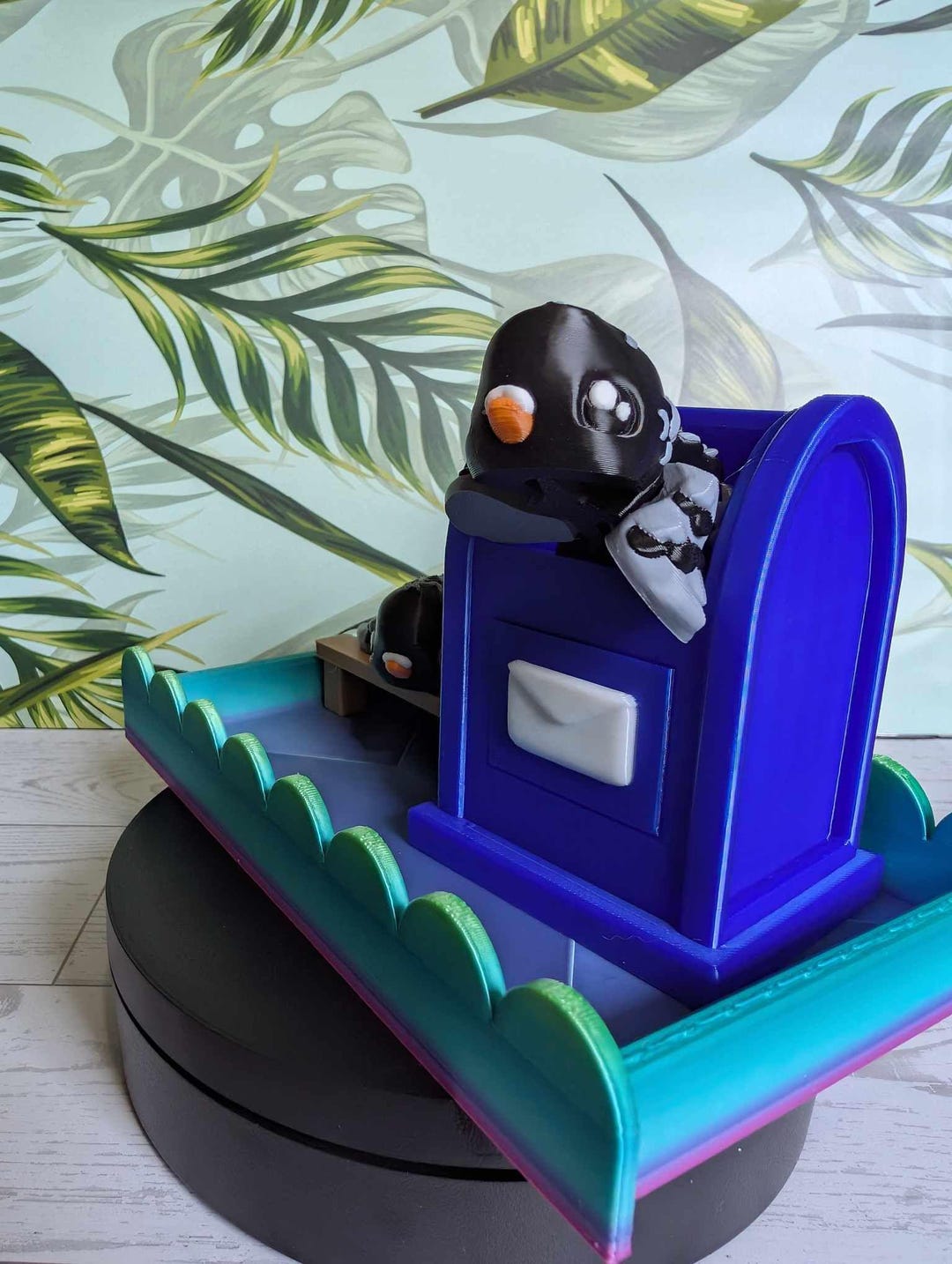 Pigeon on Bench | Mini Pigeon Set | Cute Bird | Mini Mail Box | Post ...