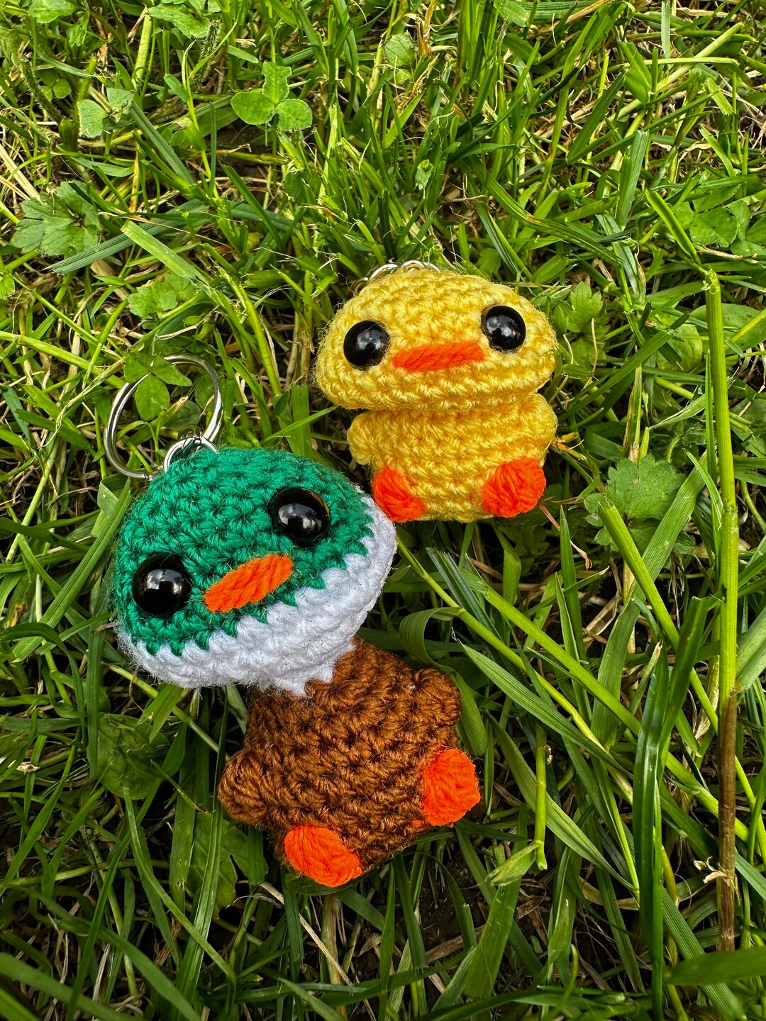 Crochet Duck Pop Fidget Keyring - Etsy