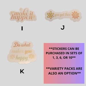 Inspirational Stickers, Self Love First Stickers, Be a Nice Human ...