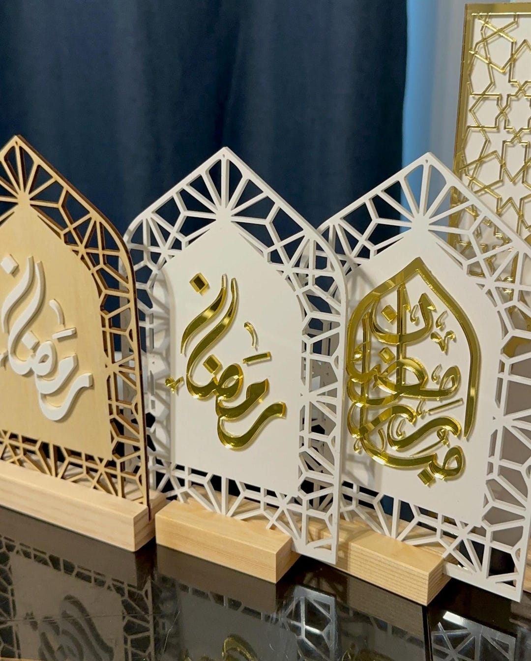 Ramadan Mubarak Sign: Arabic Calligraphy, Islamic Home Decor - Etsy