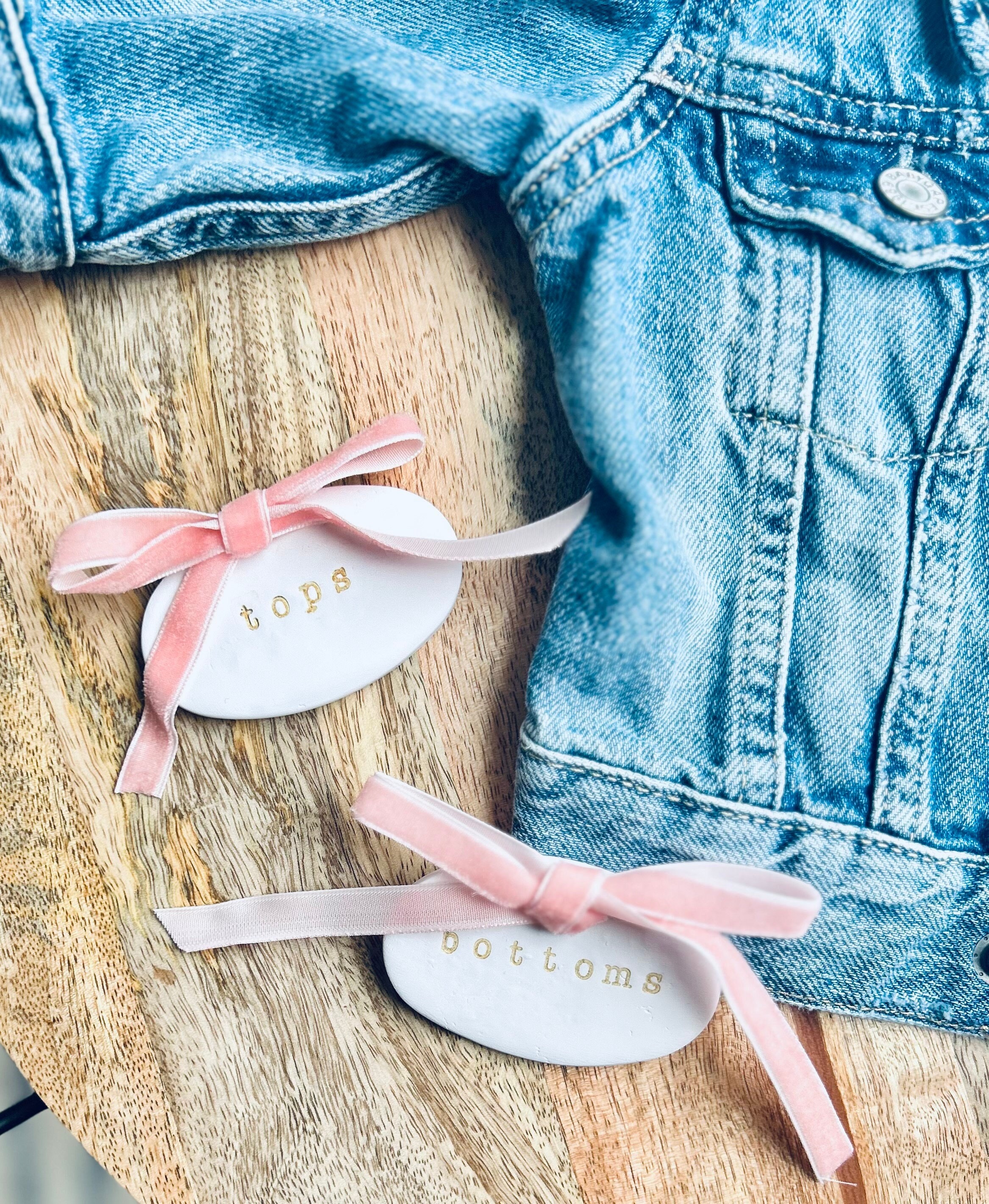 Nursery Clothing Organization Tag for Dresser Basket Labels Baby Girl ...