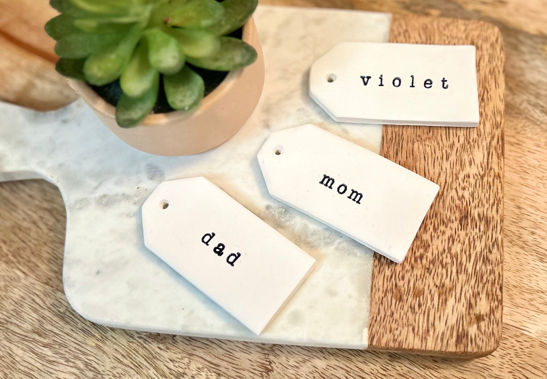 Personalized Name Tag Label for Baskets L Custom Name Labels for ...