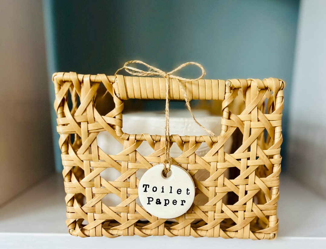 Custom Clay Basket Labels L Home Organization Labels L Closet Organizer ...