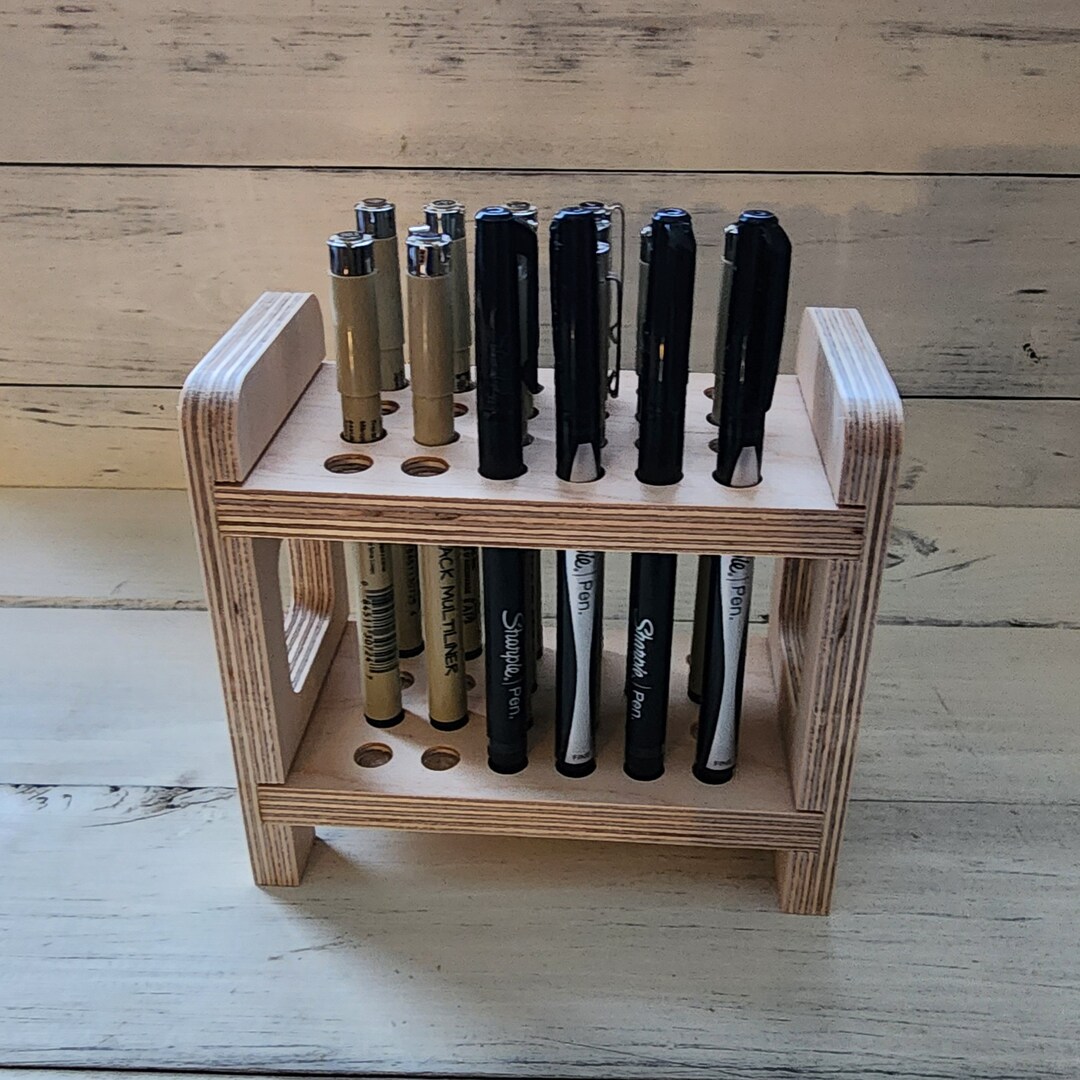 Art Pen Organizer, Fine Line Drawing Pen Caddy - Etsy