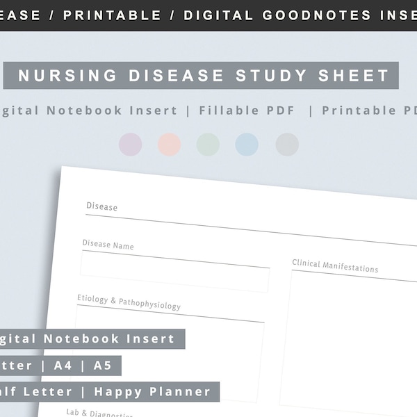 Vertical Mind Map, Fillable PDF Printable Mind Map Planner Idea Board ...