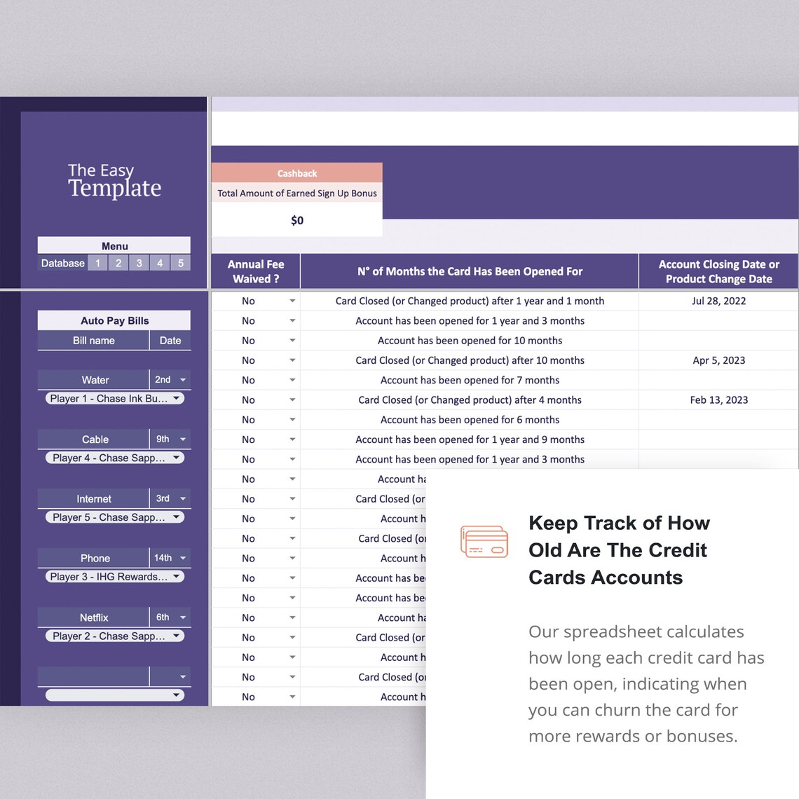 Travel Hacking Spreadsheet Credit Card Points Redemption - Etsy