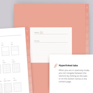 Digital Bujo Notebook Goodnotes Diary Notepad Cornell Journal Student ...