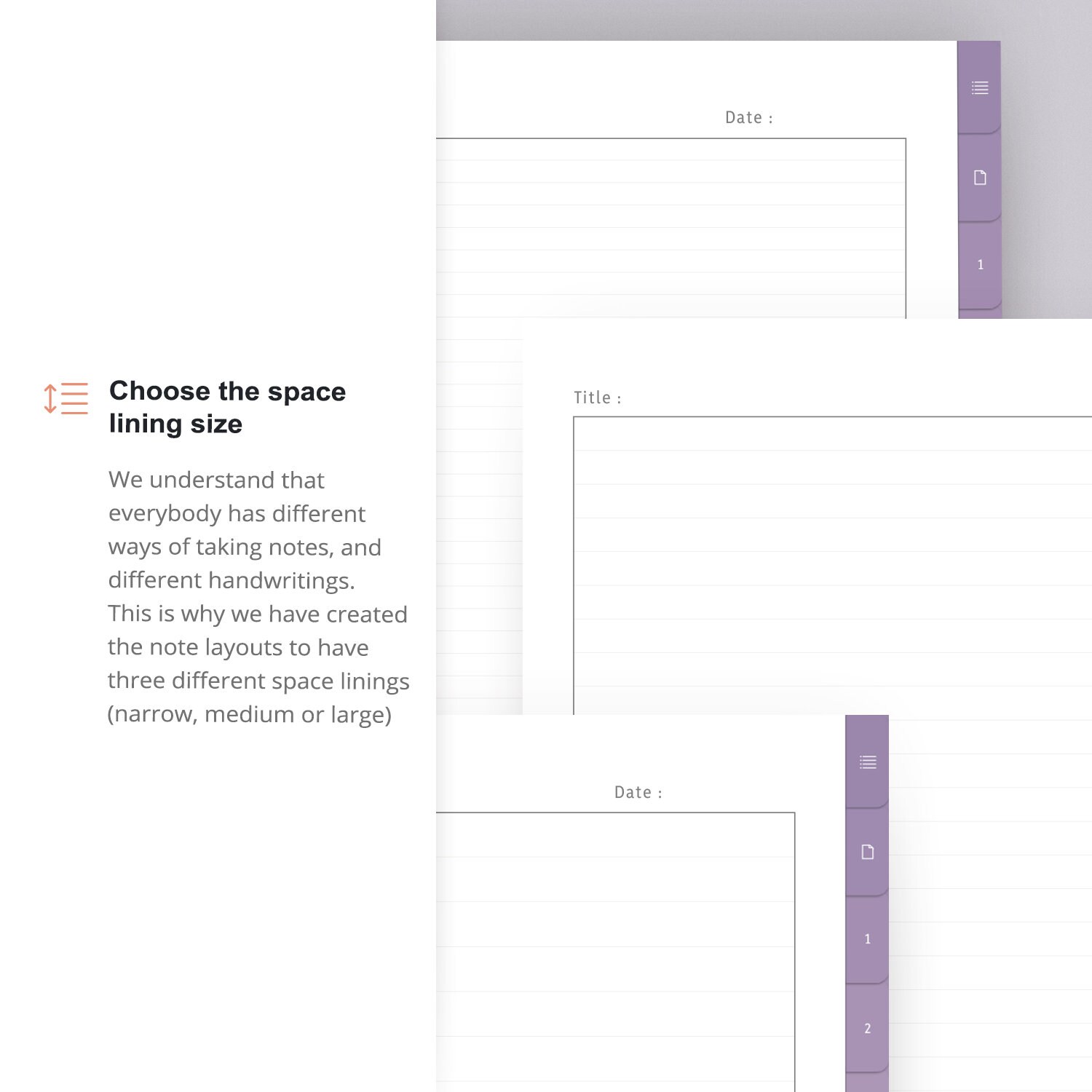 Goodnotes Template Column Note Tab Hyperlinked Sections Notebook ...
