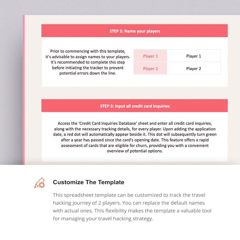 Points and Miles Tracking Credit Card Churning Dashboard Spreadsheet ...