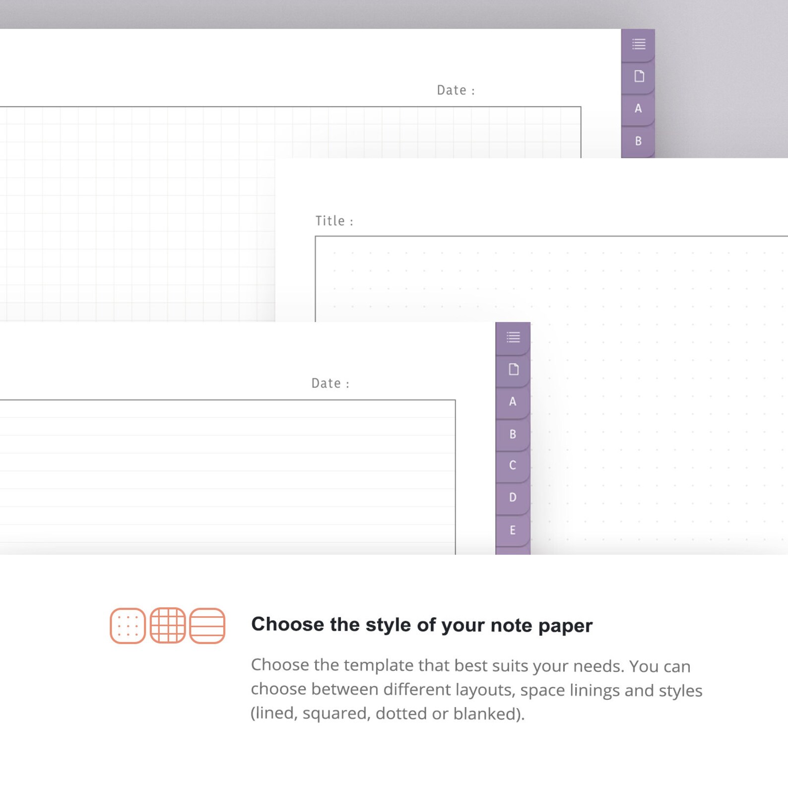 Goodnotes Notebook Notability, Minimalist Notepad Journal, Aesthetic ...