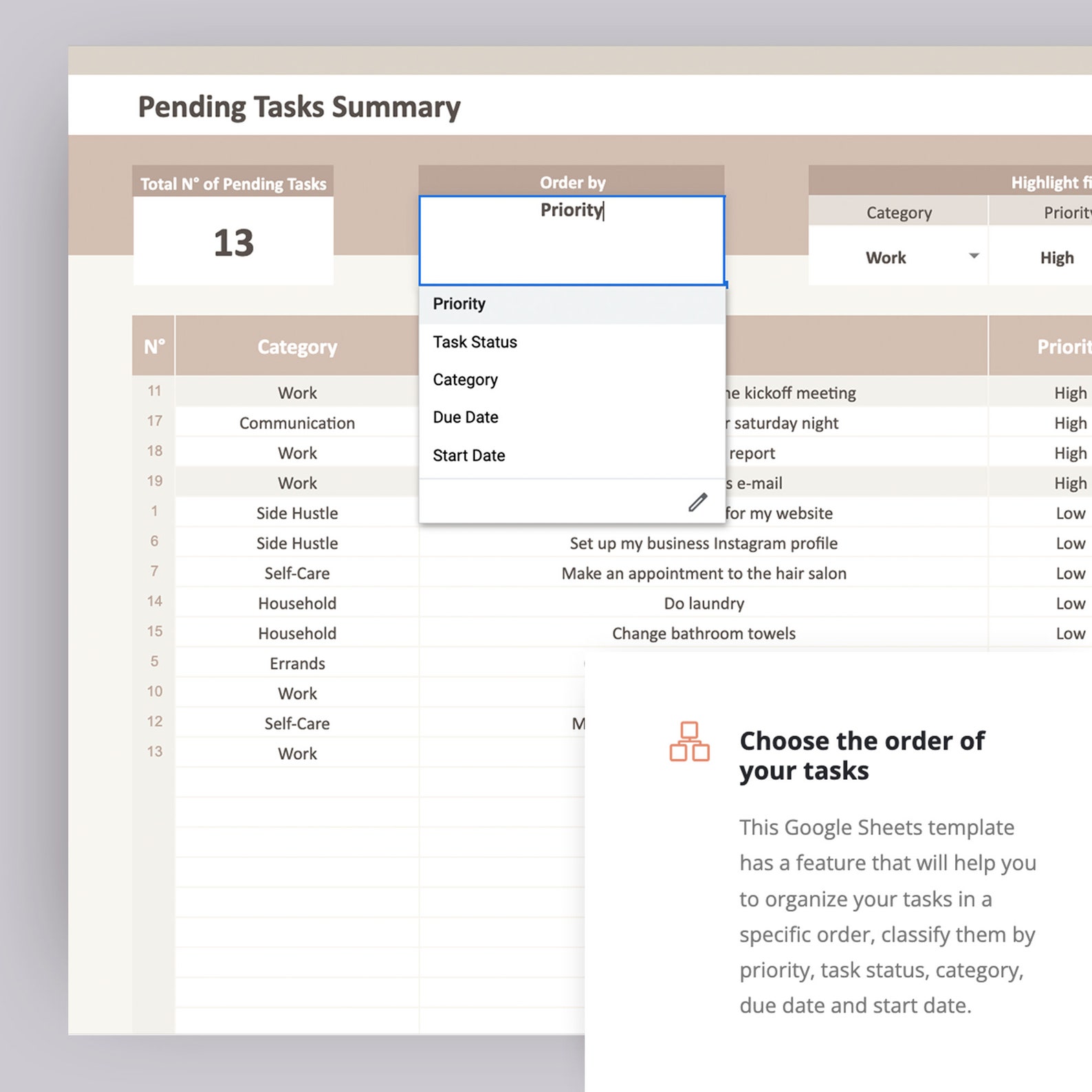 Digital Study Task Tracker School Study Organizer Homework Planner ...