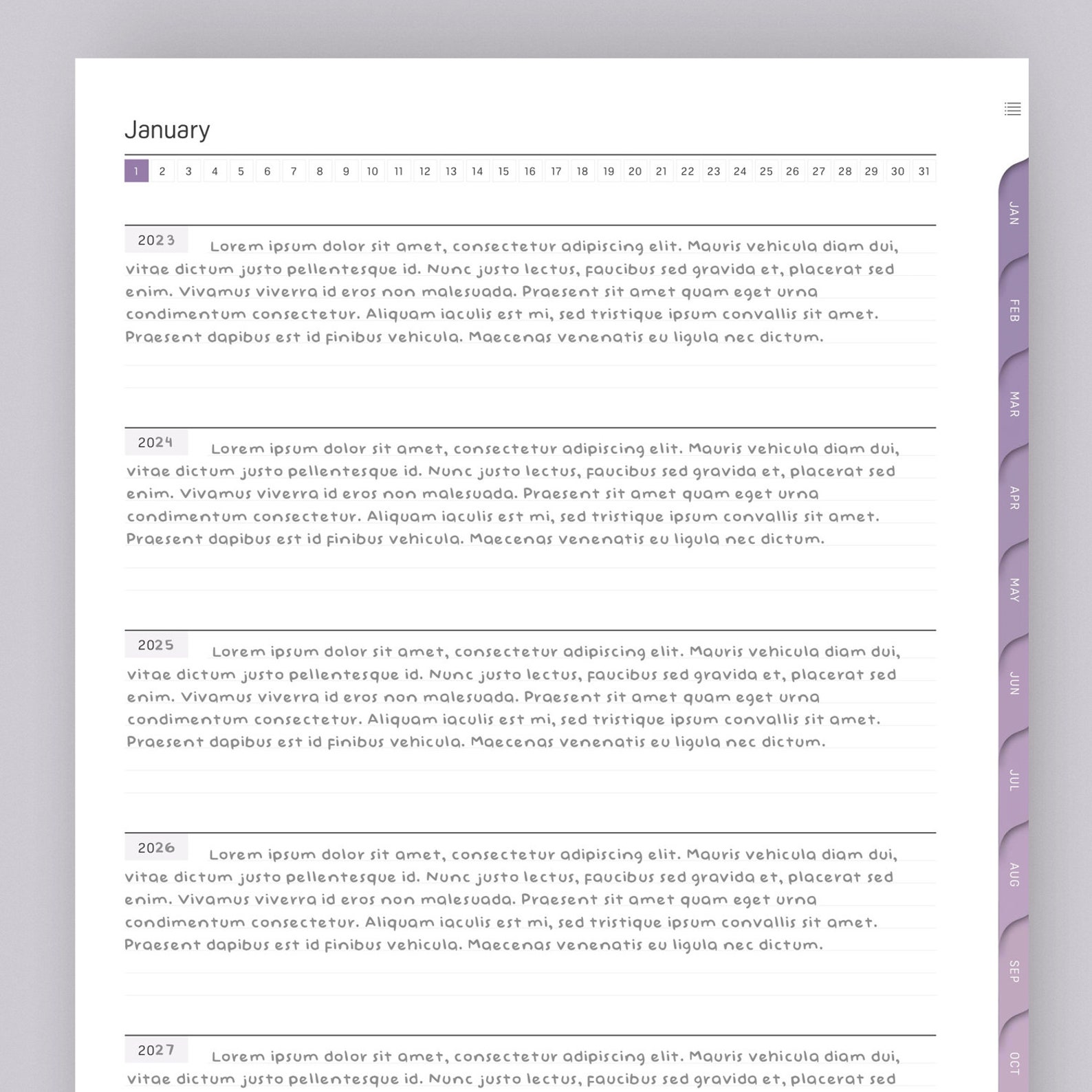 Digital Memory Keeper Five Year Digital Journal Goodnotes Memory Book ...