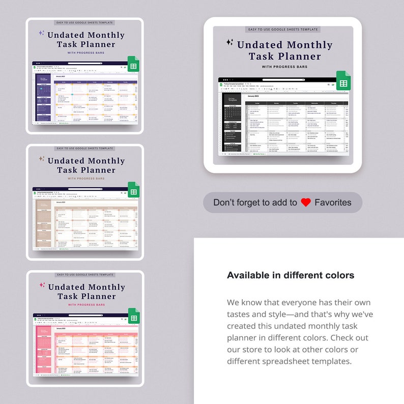 Editable Monthly Calendar, Monthly Planner Template, Automated ...