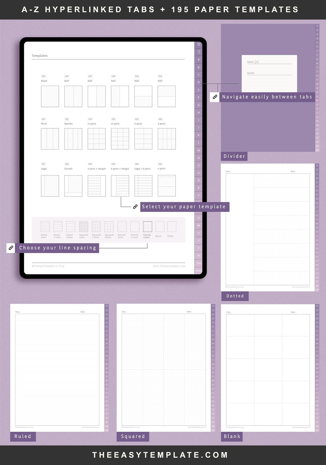 Goodnotes Notebook Notability Minimalist Notepad Journal | Etsy