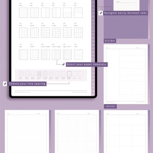 Goodnotes Notebook Notability Minimalist Notepad Journal | Etsy