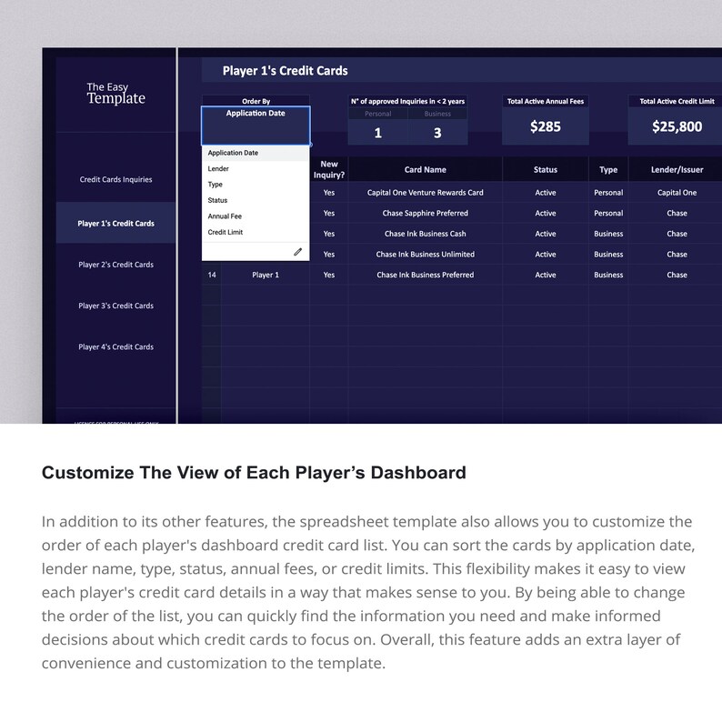 Travel Hacking Spreadsheet Credit Card Churning Application Log ...