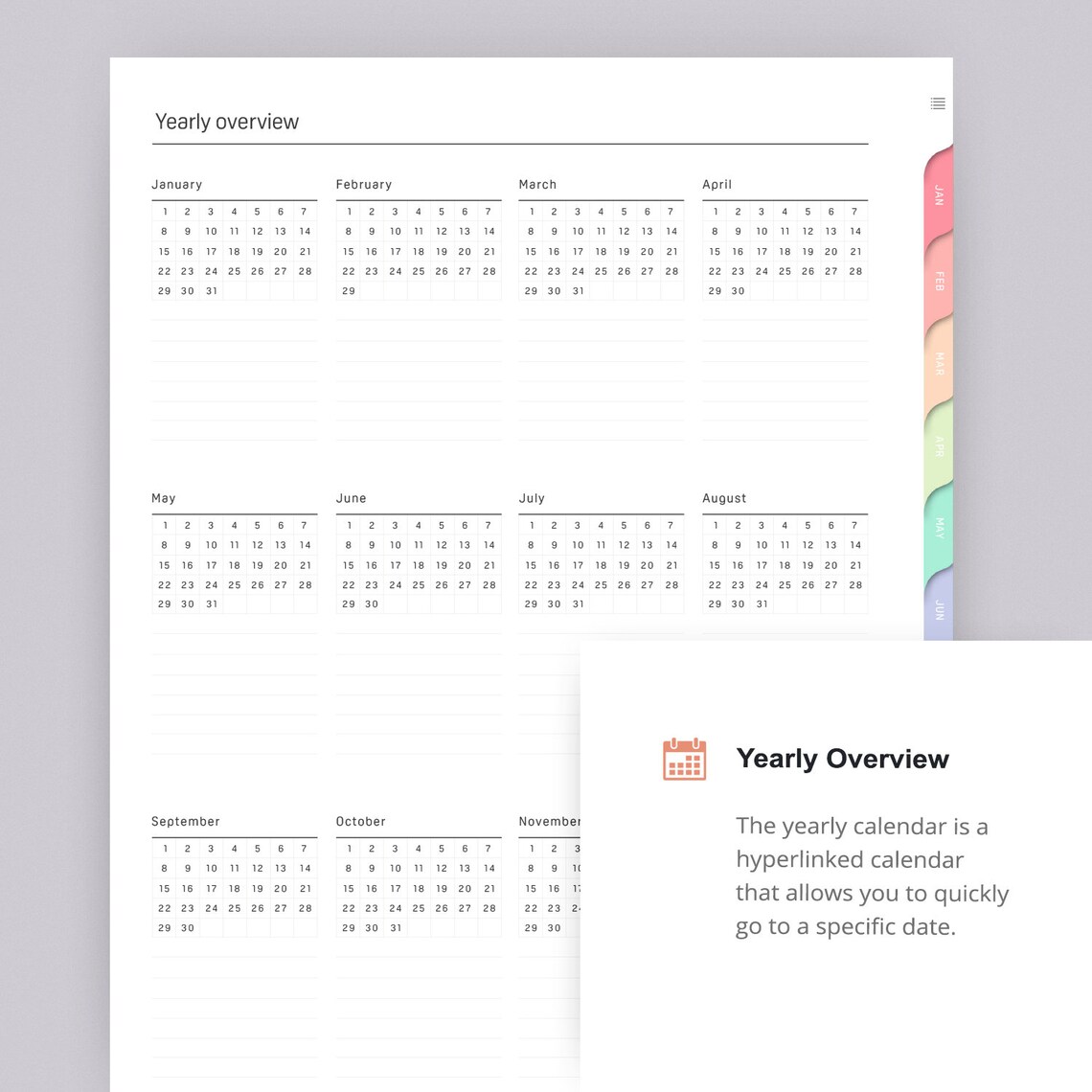 Digital One Line a Day 5 Year Book Daily Journal 365 Day Journal Five ...