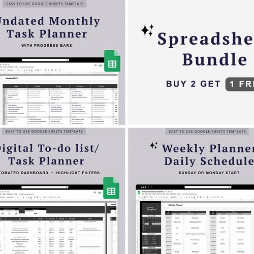 To Do List Template Google Sheets Spreadsheet Daily to Do - Etsy