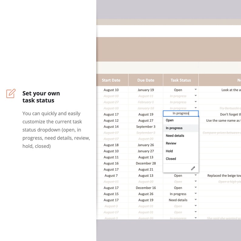 Digital Study Task Tracker School Study Organizer Homework Planner ...