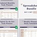 Digital Planner Bundle Google Sheets Spreadsheet Planner iPad Planner ...
