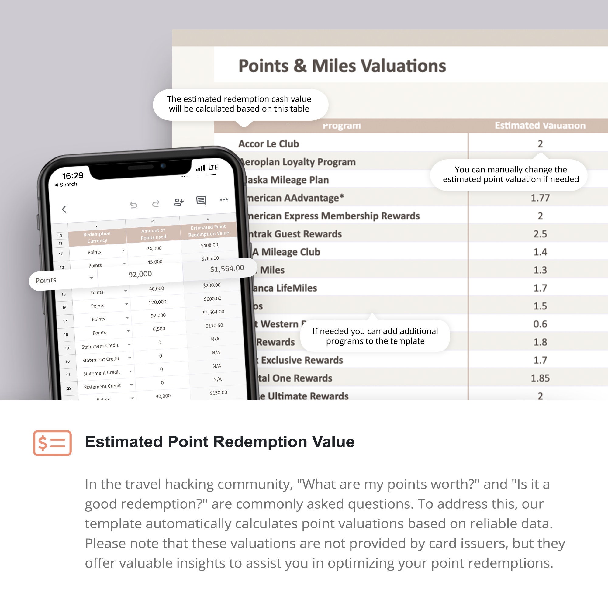 Points Miles Tracker Hotel Points Track Points Travel Rewards Track ...