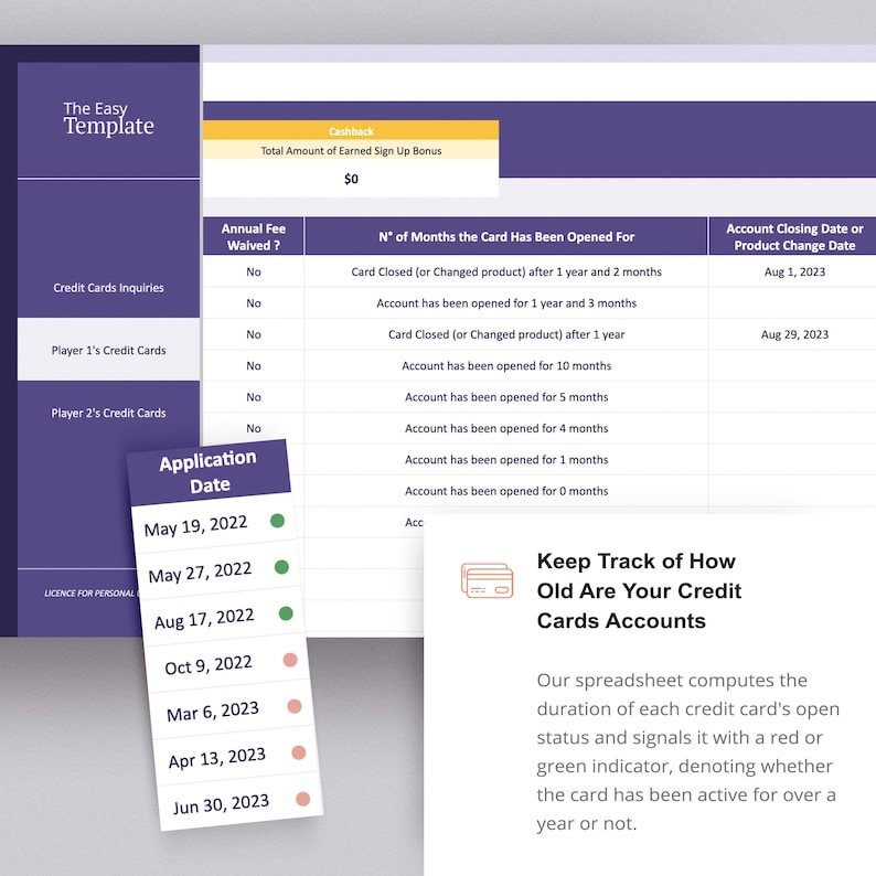 Travel Hacking Spreadsheet Credit Card Points Redemption Tracker ...