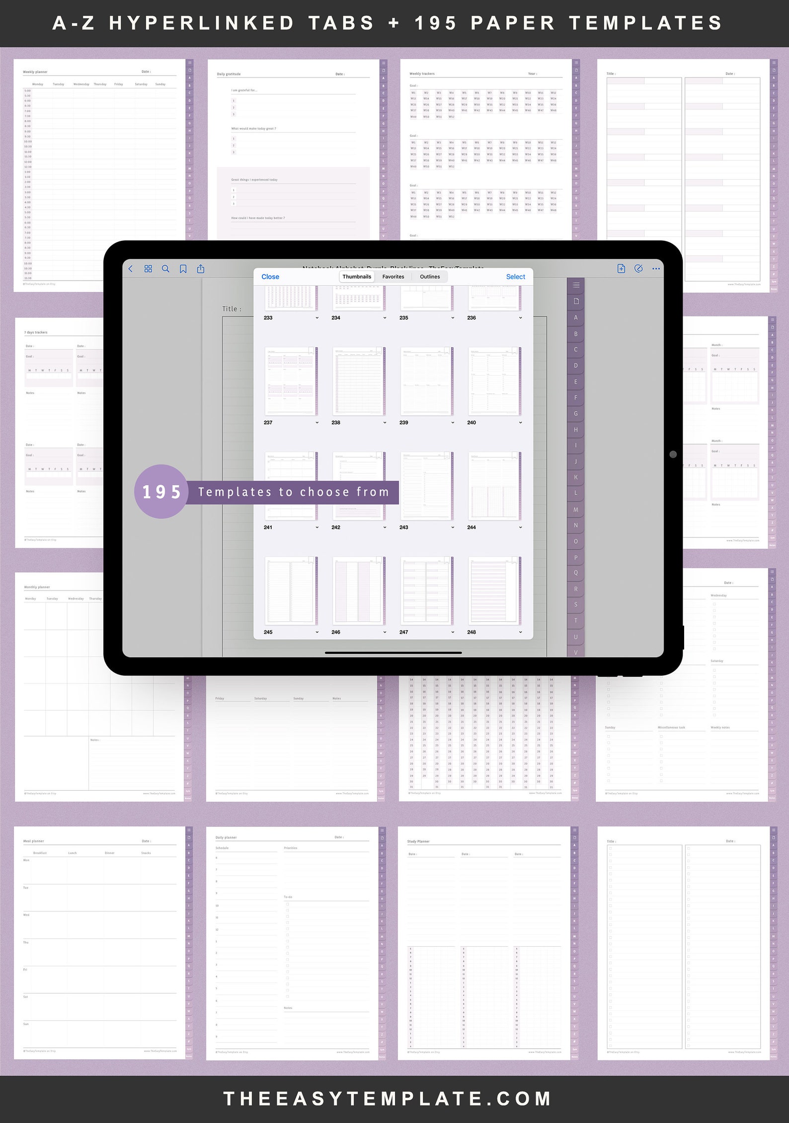 Goodnotes Notebook Notability Minimalist Notepad Journal | Etsy