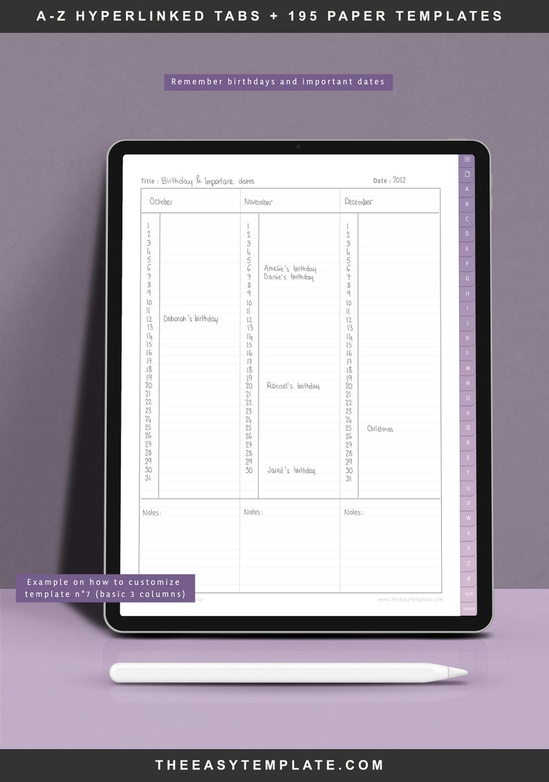 Goodnotes Notebook Notability Minimalist Notepad Journal | Etsy