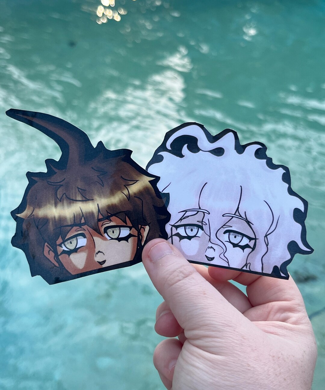 Hajime and Nagito Danganronpa Stickers - Etsy