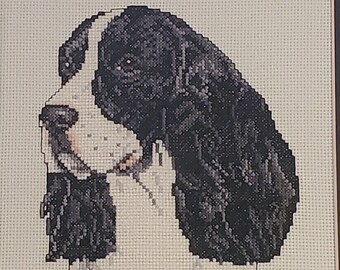 Springer Spaniel Cross Stitch - Etsy
