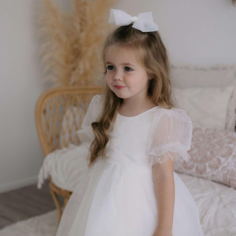 Winter Flower Girl Dress - Etsy