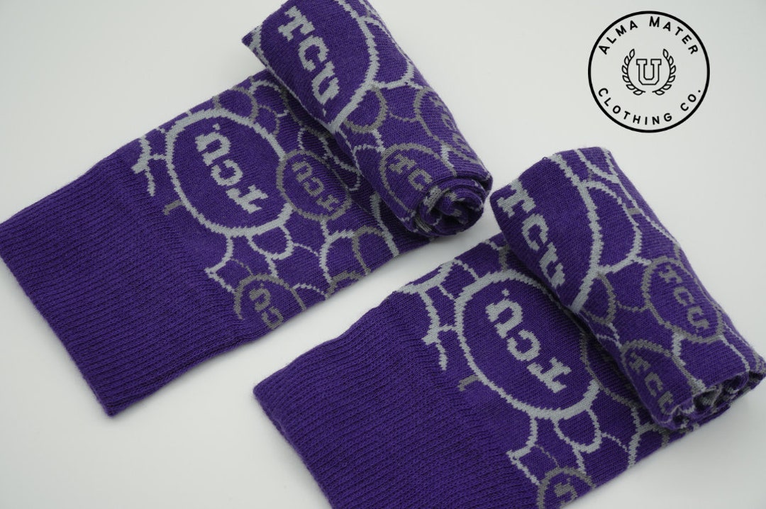 TCU Horn Frogs Dress Socks the Riff Ram Socks - Etsy