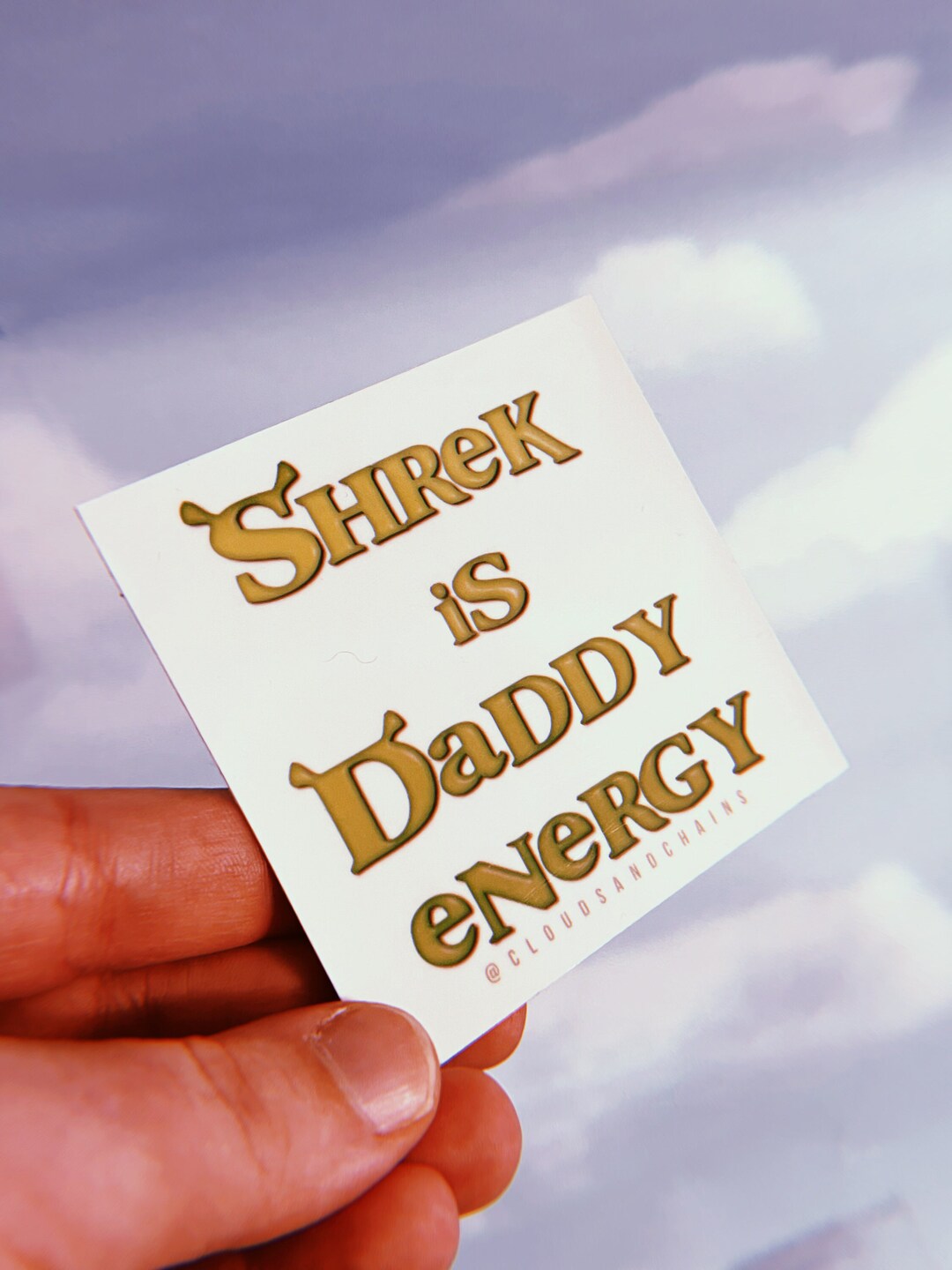 Shrek is Daddy Sticker - Etsy
