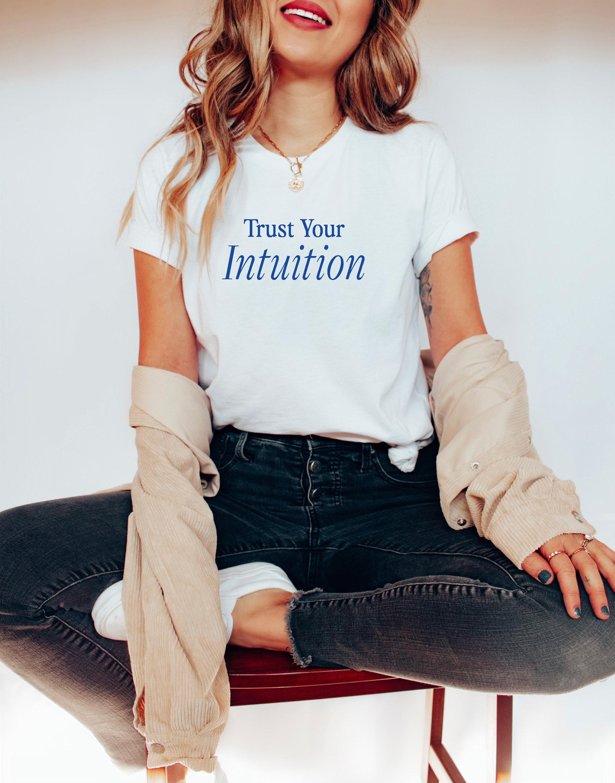 Trust Your Intuition SVG Positive Vibe Do Good Motivational SVG File ...