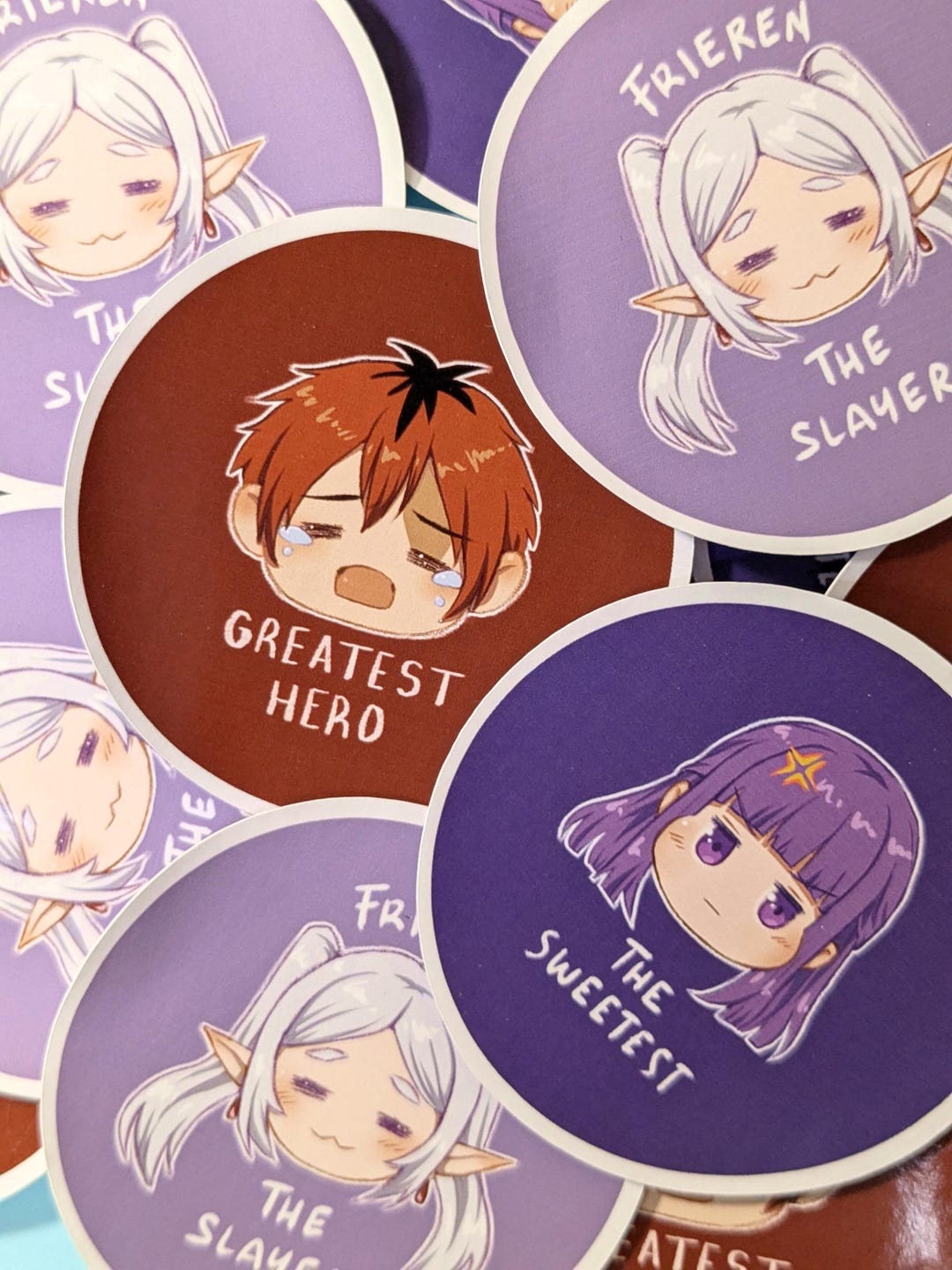 Stickers Frieren - Sôsô No Frieren - Fern, Frieren, Stark, Anime ...