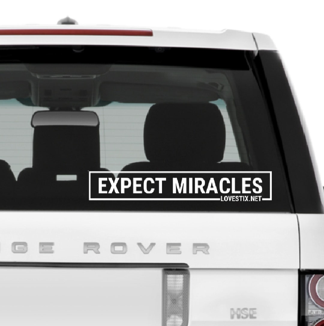 Car Vinyl Decal,message, Bumper Sticker, Window, Affirmation, Positive ...
