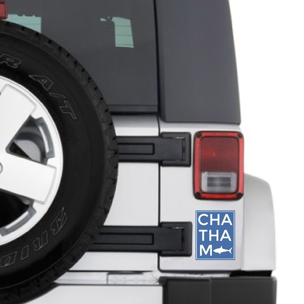 Cape Cod Massachusetts Blue Sticker, Cape Cod Sticker, Vinyl Car Decal ...