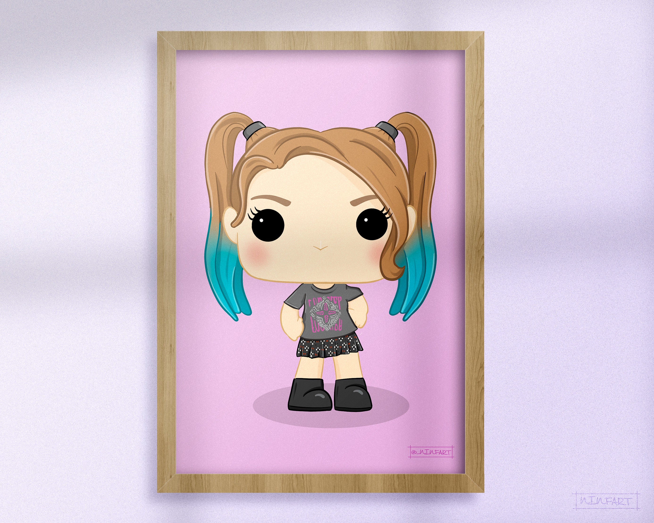 Custom Funko Pop Illustration, Funko Pop Drawing, Digital Portrait of ...