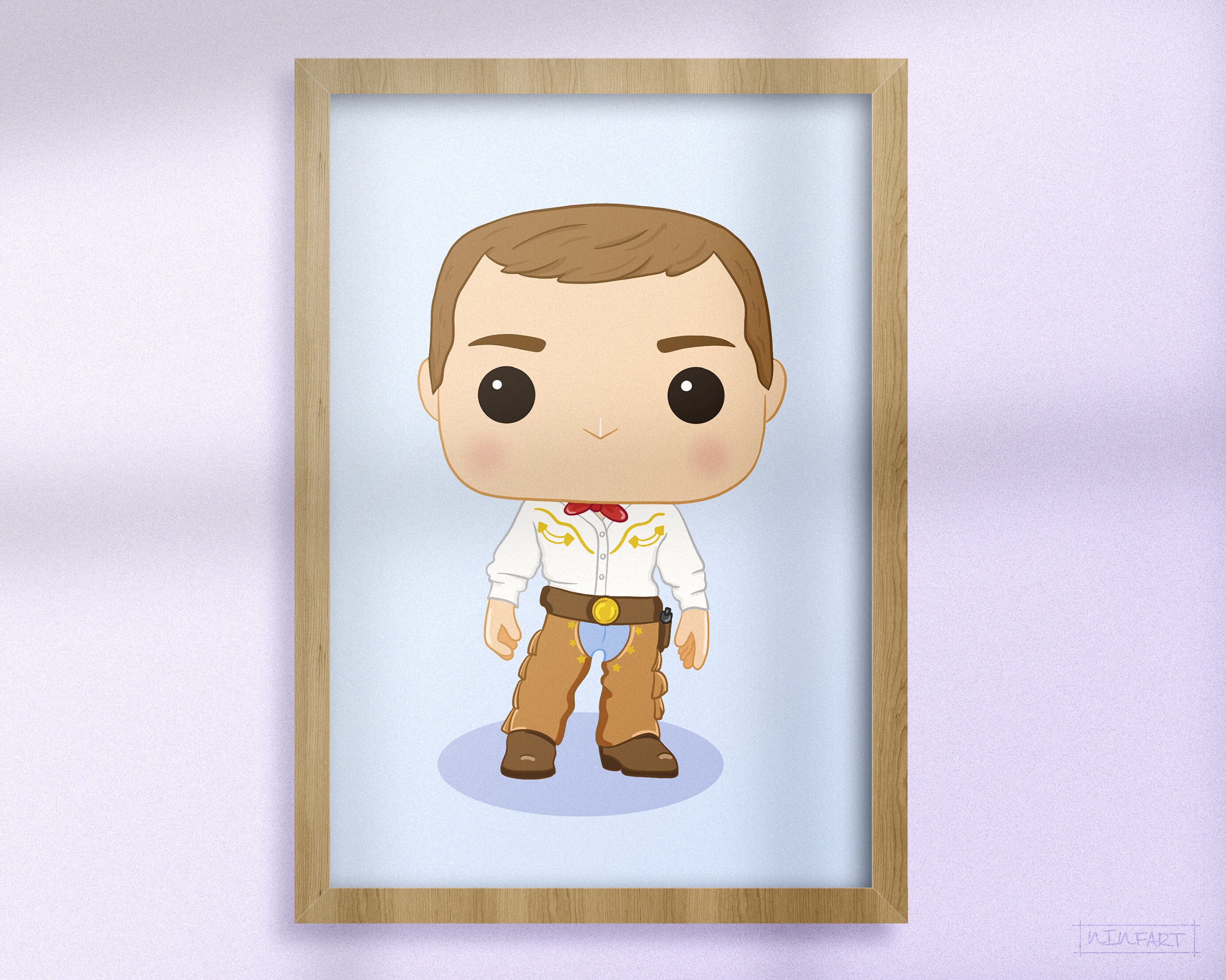 Custom Funko Pop Illustration, Funko Pop Drawing, Digital Portrait of ...