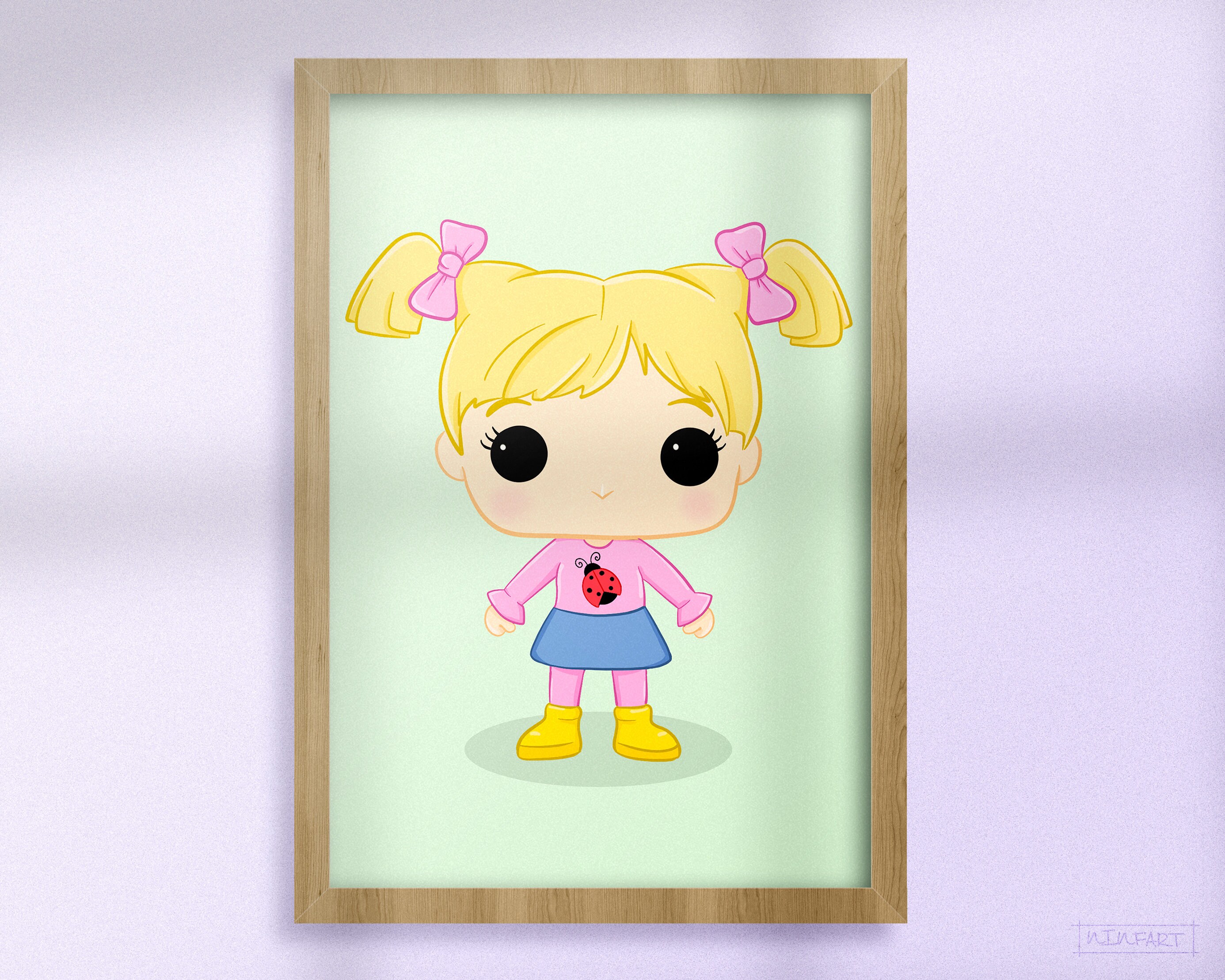 Custom Funko Pop Illustration, Funko Pop Drawing, Digital Portrait of ...