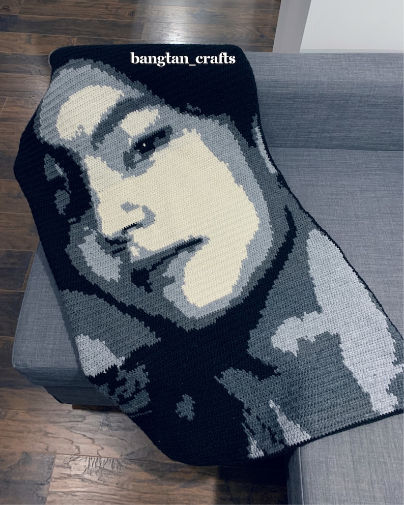 BTS Jungkook X Taehyung V - Crochet Graphghan PATTERN ONLY - Etsy