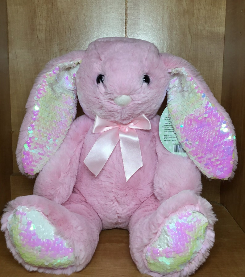 NEW Kellytoy Bee Happy Bunny Plush Rabbit Purple Blue Tie Dye 14” - Etsy