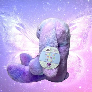 NEW Kellytoy Bee Happy Bunny Plush Rabbit Purple Blue Tie Dye 14” - Etsy
