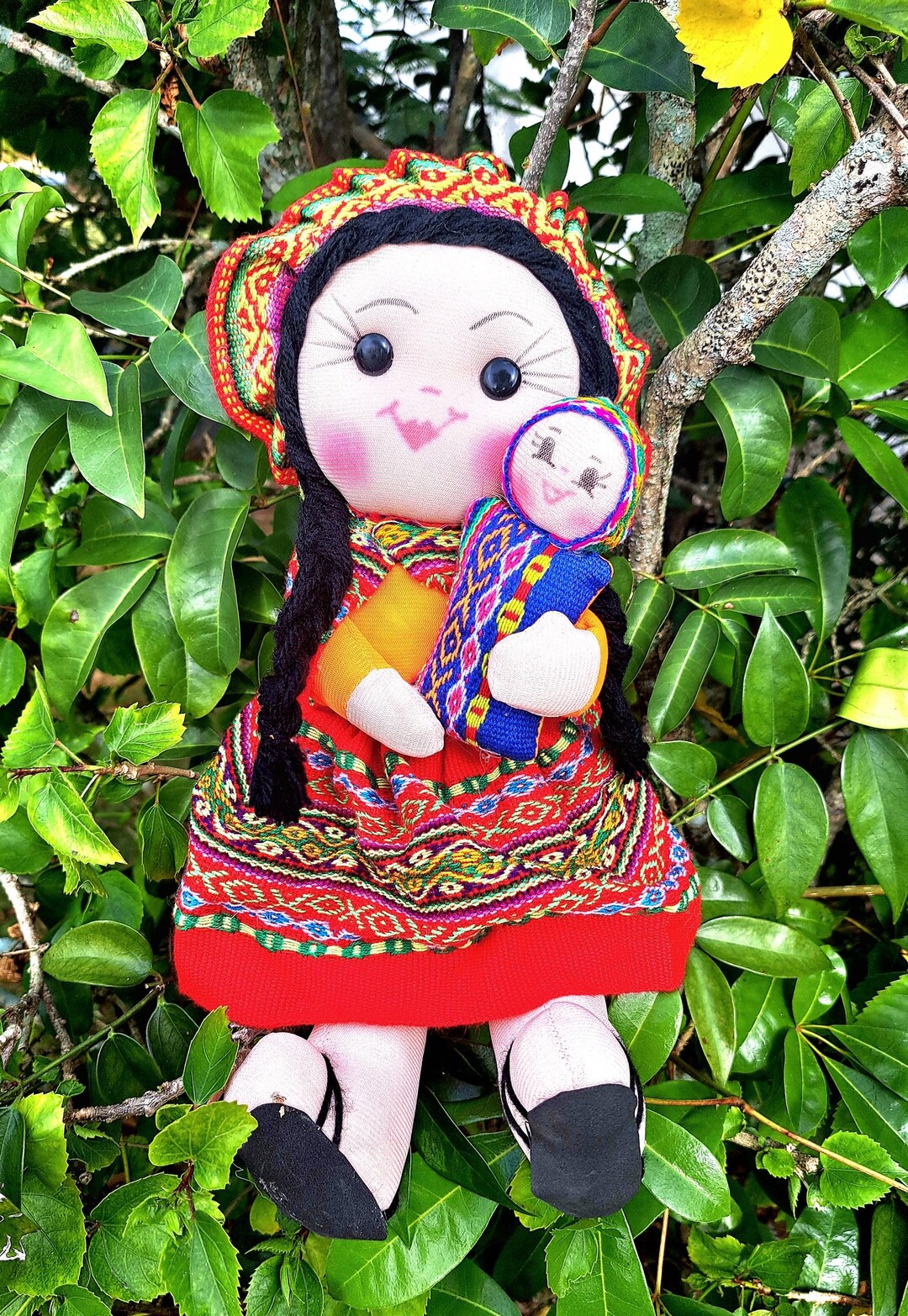 Handmade Doll With Her Baby 15 Peruvian - Etsy